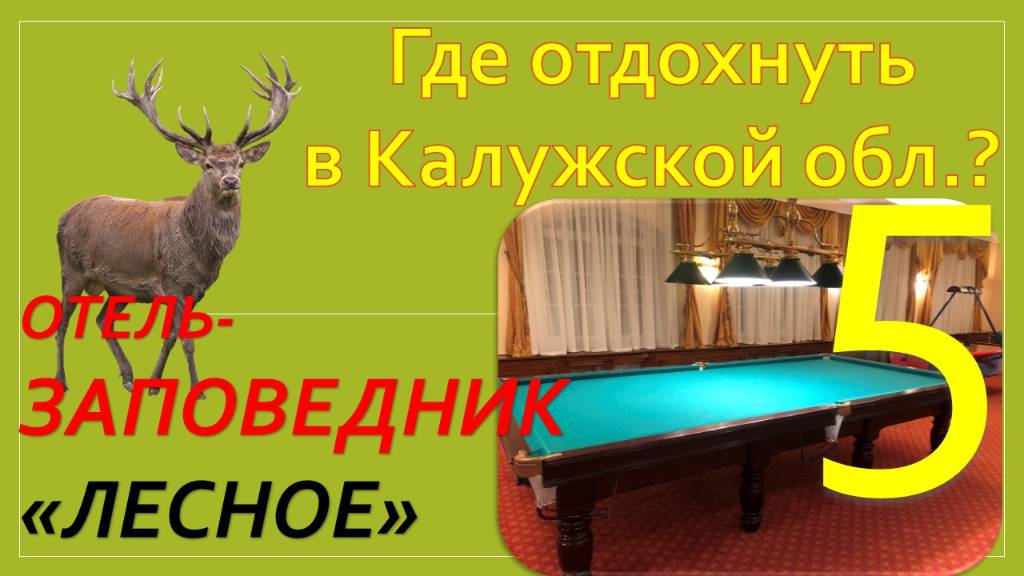 Где отдохнуть в Калужской обл.? Обзор Отель-заповедник "Лесное". Часть 5 - Развлечения и бизнес