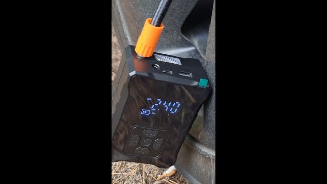 Миниатюрный компрессор автомобильный аккумуляторный