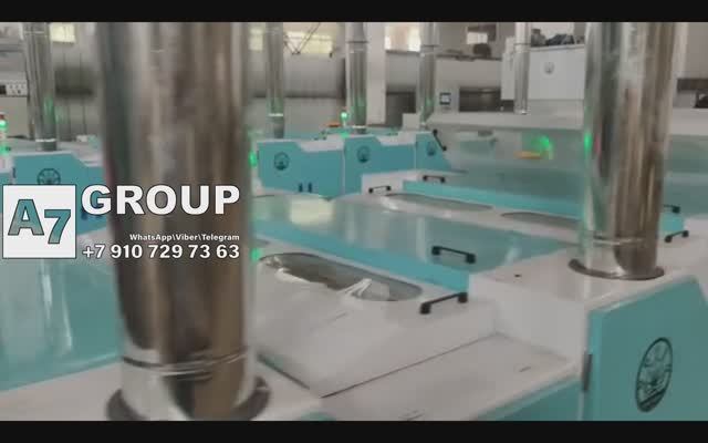 Линия котонизации во локна конопли или льна 600 кг/ч #лен #конопля #котонизация