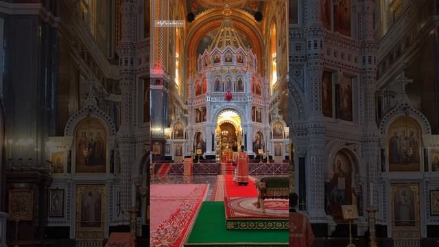 Служба в Храме Христа спасителя