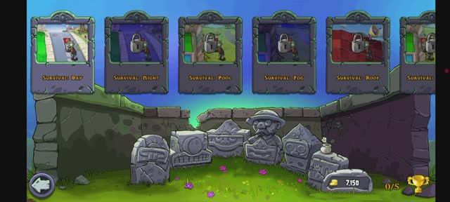 Финал растений против зомби выживания открылись [15] выживание:день ⛅