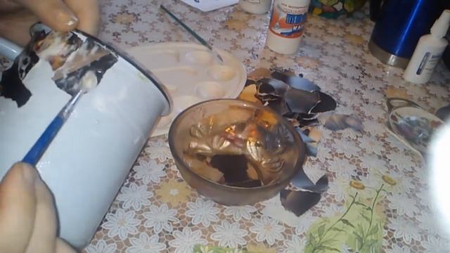 ИМИТАЦИЯ КАМНЯ В ДЕКУПАЖЕ