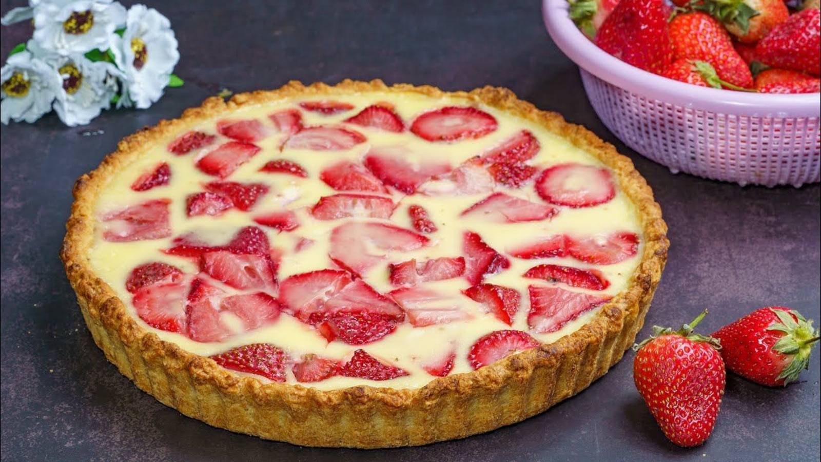 🔥🔥🔥Клубничный Французский Пирог🔥🔥🔥