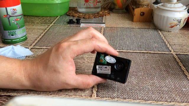 Замена объектива камера SJCAM 4000. Рыбий глаз на 72 градуса.