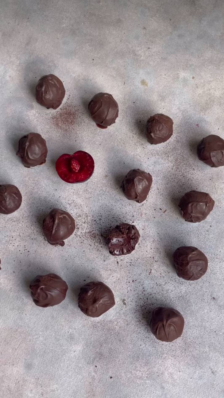 Рецепт конфет с вишней