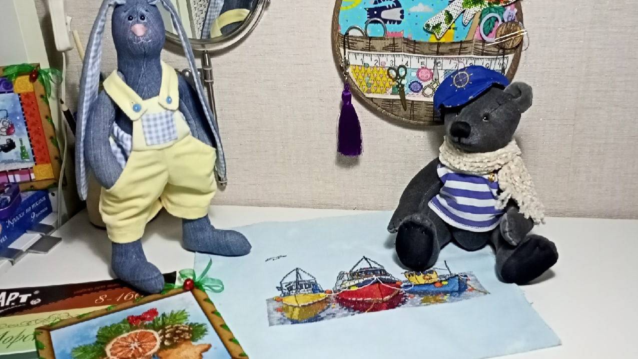 Джинсовые игрушки