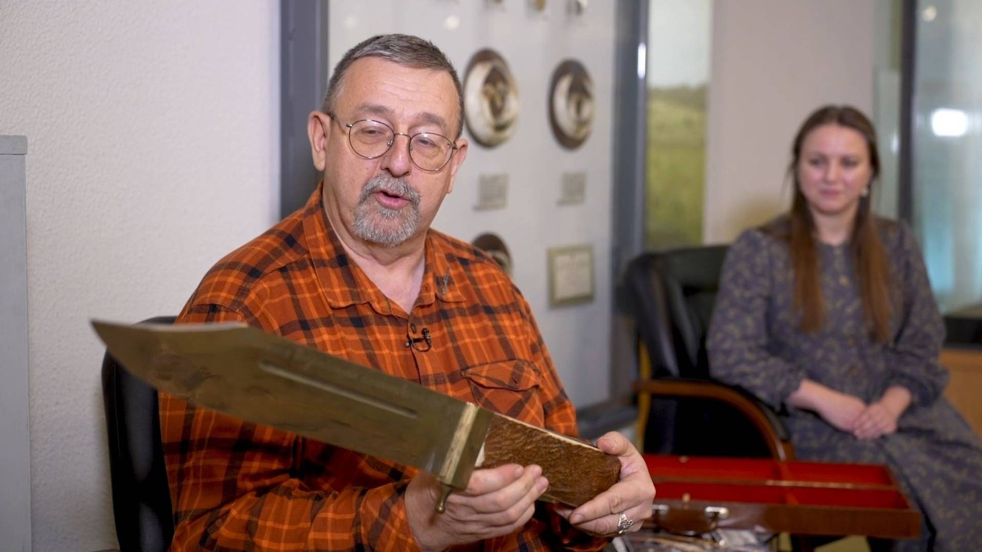 Нож-подарок Пермского машиностроительного завода 7-му съезду Росохотрыболовсоюза