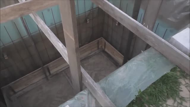 Армирование стен погреба и опалубка для заливки бетона. Погреб своими руками.