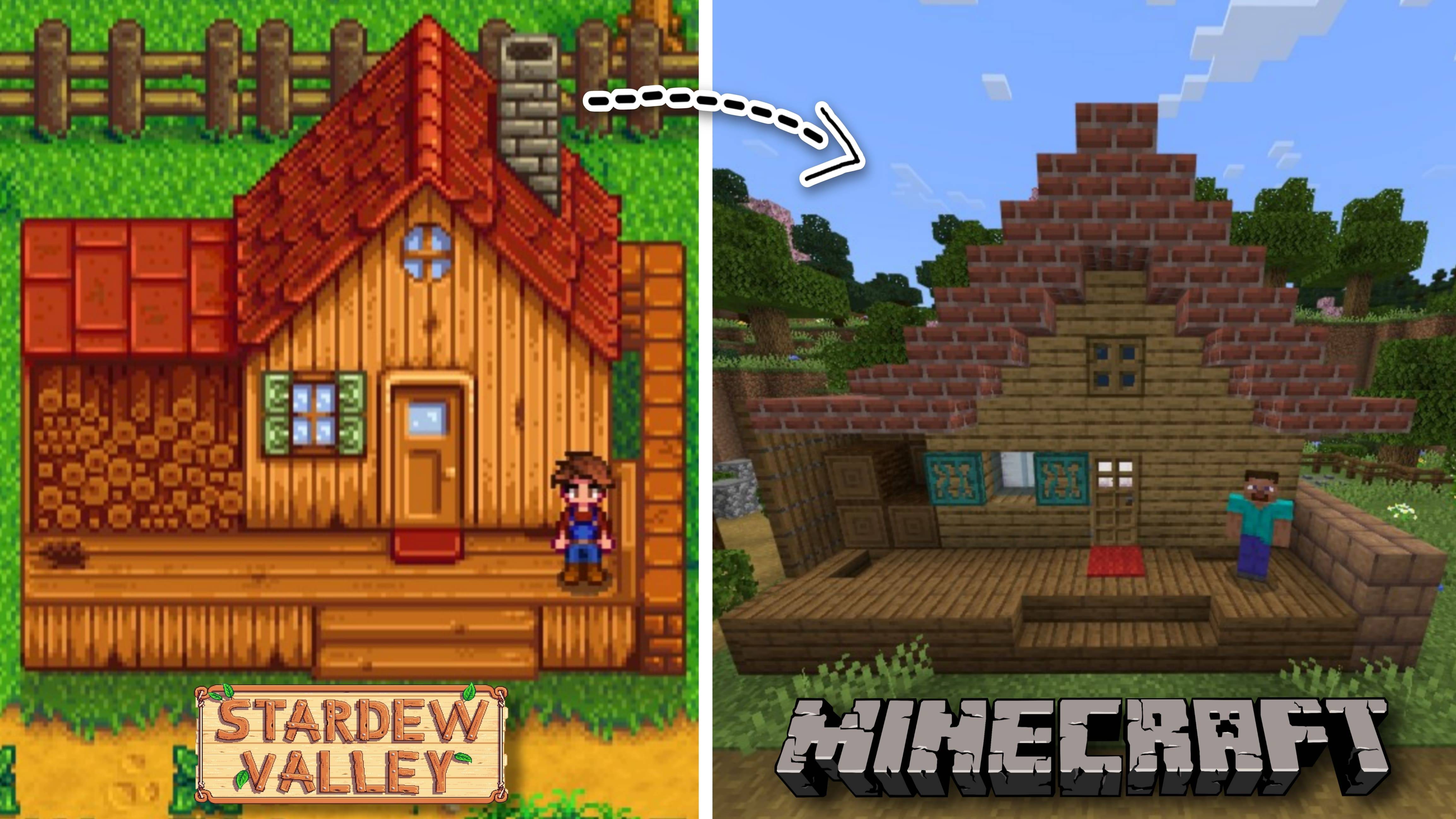 Дом Stardew Valley в Minecraft !
