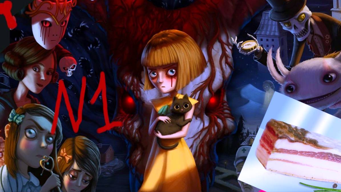 Нарезка стрима: Сал играет во Fran Bow !