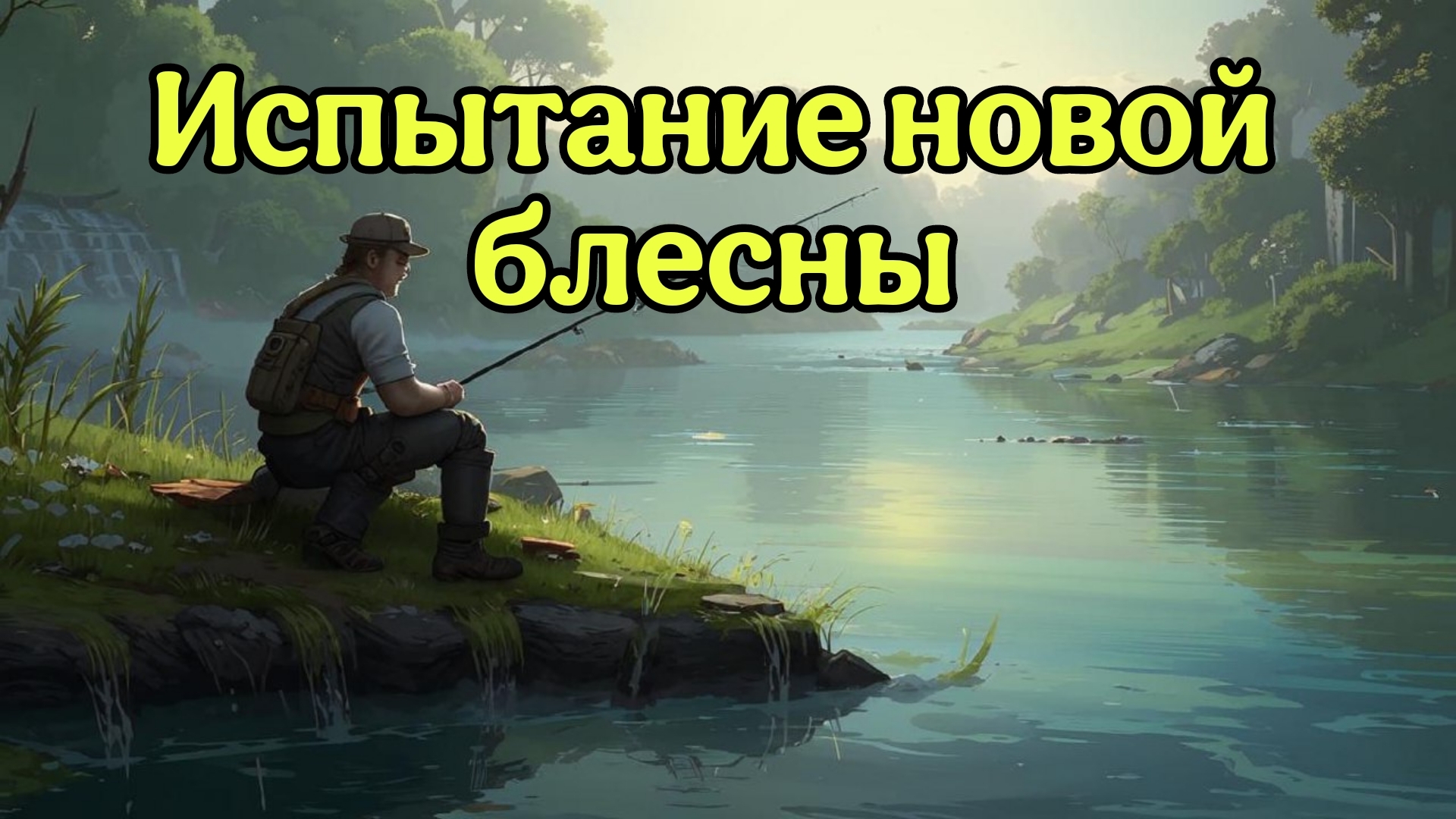 Рыбалка. Испытание новой блесны.