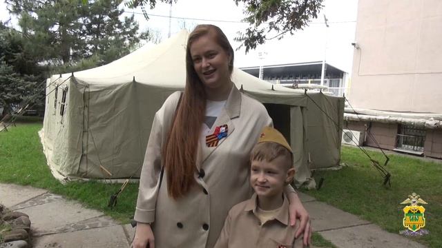 Полицейские кубанского главка провели мероприятия, в честь 80-летия Великой Победы