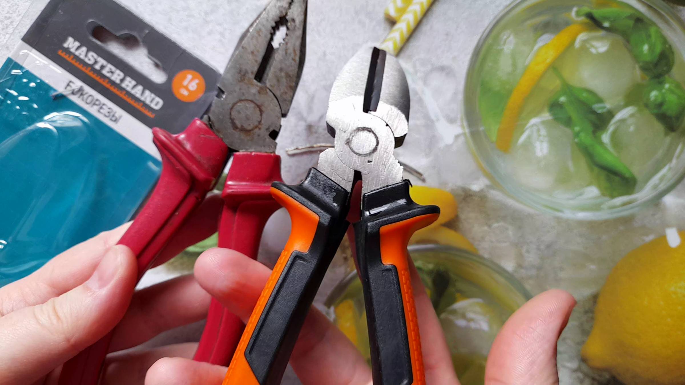 Бокорезы Master Hand из Фикс Прайс не смогли перекусить бельевой шнур с металлической жилой