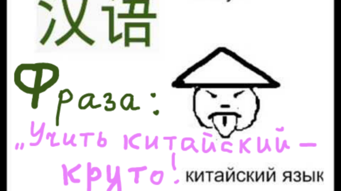 Мир репетирования №6 фраза : "Учить китайский - круто"