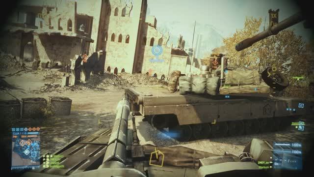 Вечерний Battlefield # 51. Battlefield 3. Дворец Азади. Захват. Игра по сети.