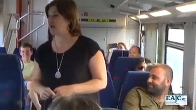 9 Мая а Израильском поезде из Хайфы в Тель-Авив. С Днём Победы!!!