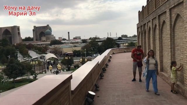 5. Узбекистан г. Самарканд. Мечеть ХАЗРЕТ-ХЫЗР около площади Регистан.