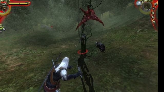 Ведьмак 1. 69 серия. Мэгаэхинопс в Лесу с Трупом.