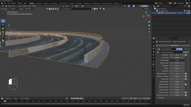3 - How to Use the Procedural Road