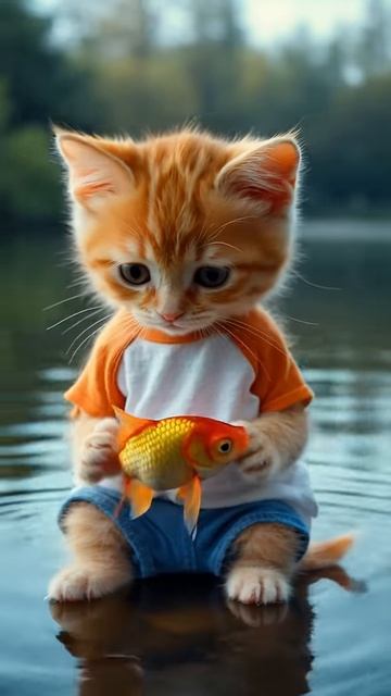 Поймал золотую рыбку ⭐️