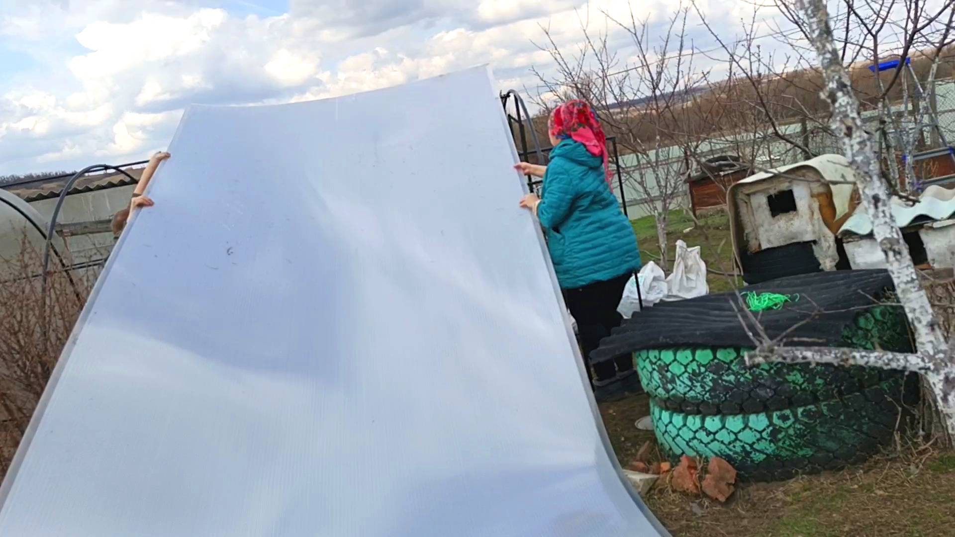 РЕМОНТ ТЕПЛИЦЫ. БУДНИ В ДЕРЕВНЕ.