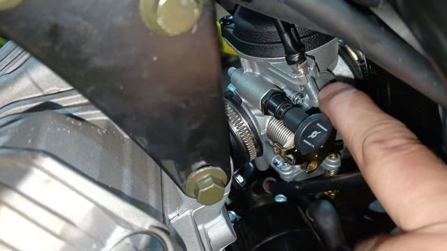 замена троса газа на карбюраторе пд 30