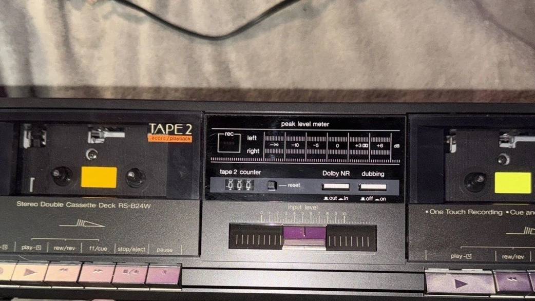 Двухкассетная стереосистема Technics, Rs – B24W-Япония-1984-год