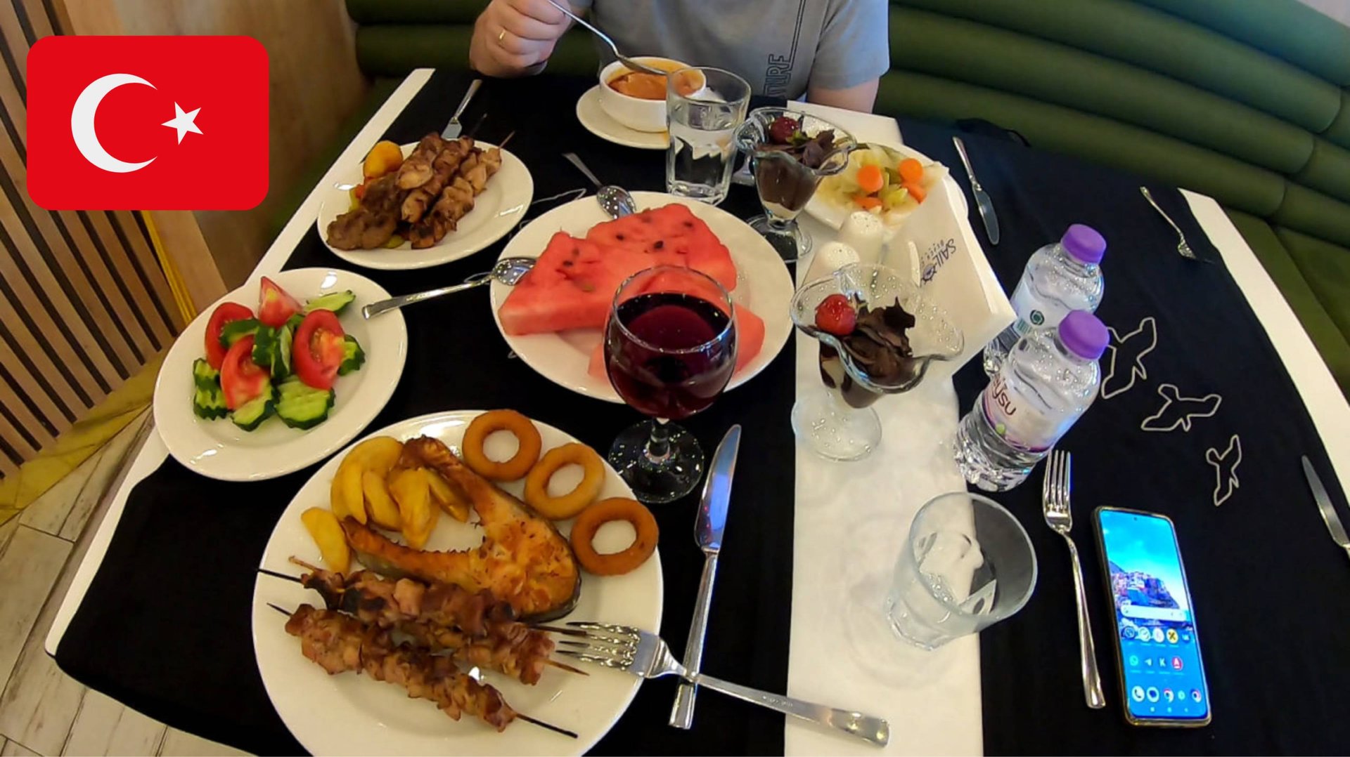 #6 Завтрак, обед, снэк бар в Sailors Beach Club 5*. Турция. Кириш. Июль 2024