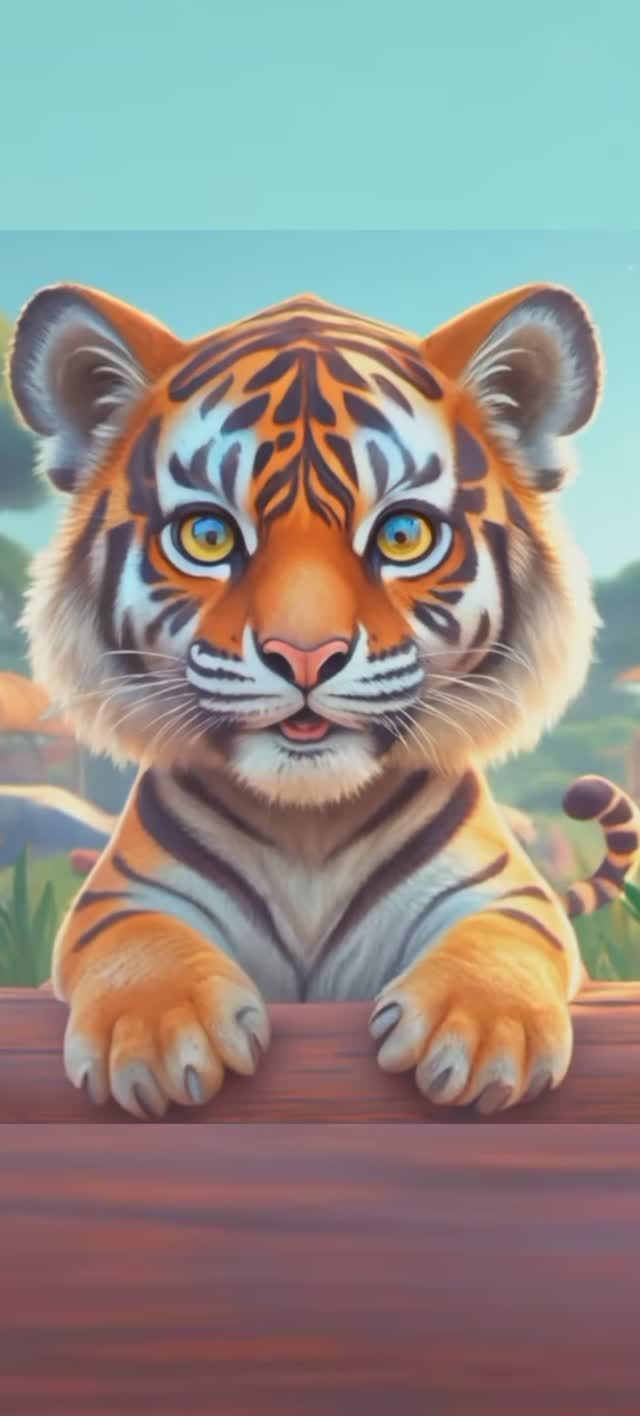 Короткий стишок Тигрёнок С. Маршак