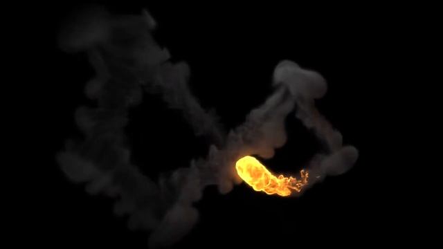 Fireball in Blender. Файербол в Блендере