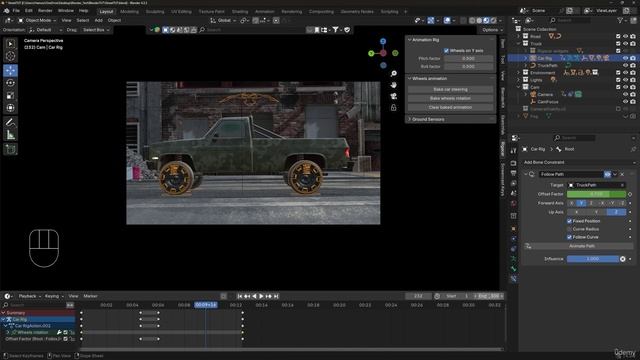 14 - Finalizing the Truck and Camera Animation
