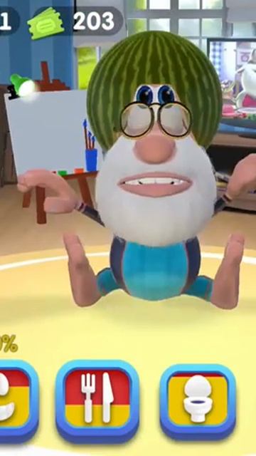 Буба смешно смеётся! веселый Буба. детская игра