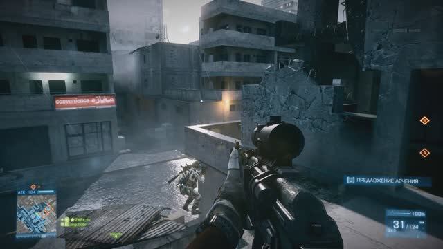 Вечерний Battlefield # 48. Battlefield 3. Восточный базар. Режим Штурм. Игра по сети.