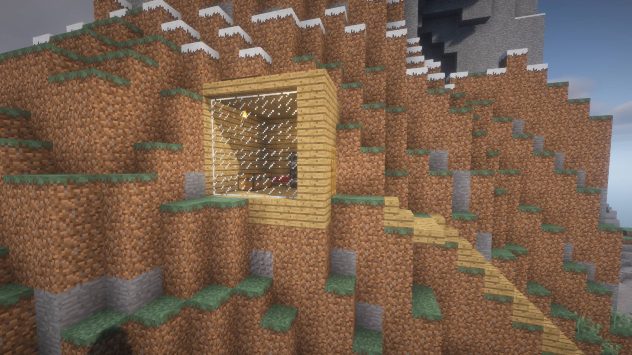 Дом в ГОРЕ В МАЙНКРАФТ!