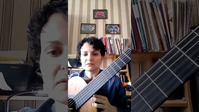 РУССКАЯ НАРОДНАЯ ПЕСНЯ "У ВОРОТ, ВОРОТ".  ГИТАРА.  Работа над звуком.