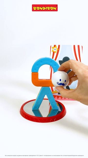 Магнитный конструктор Мои первые акробаты #Shorts,#bondibon,#длядетей,#развивающая