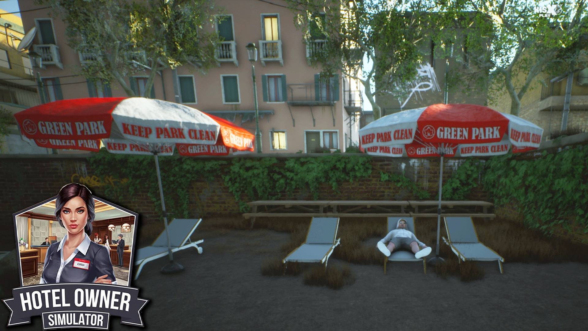 Обустройство двора - Hotel Owner Simulator | Серия 2 Прохождение