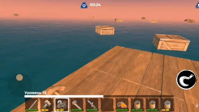 Survival on raft | #4 Постройка каяка, обустройка плота