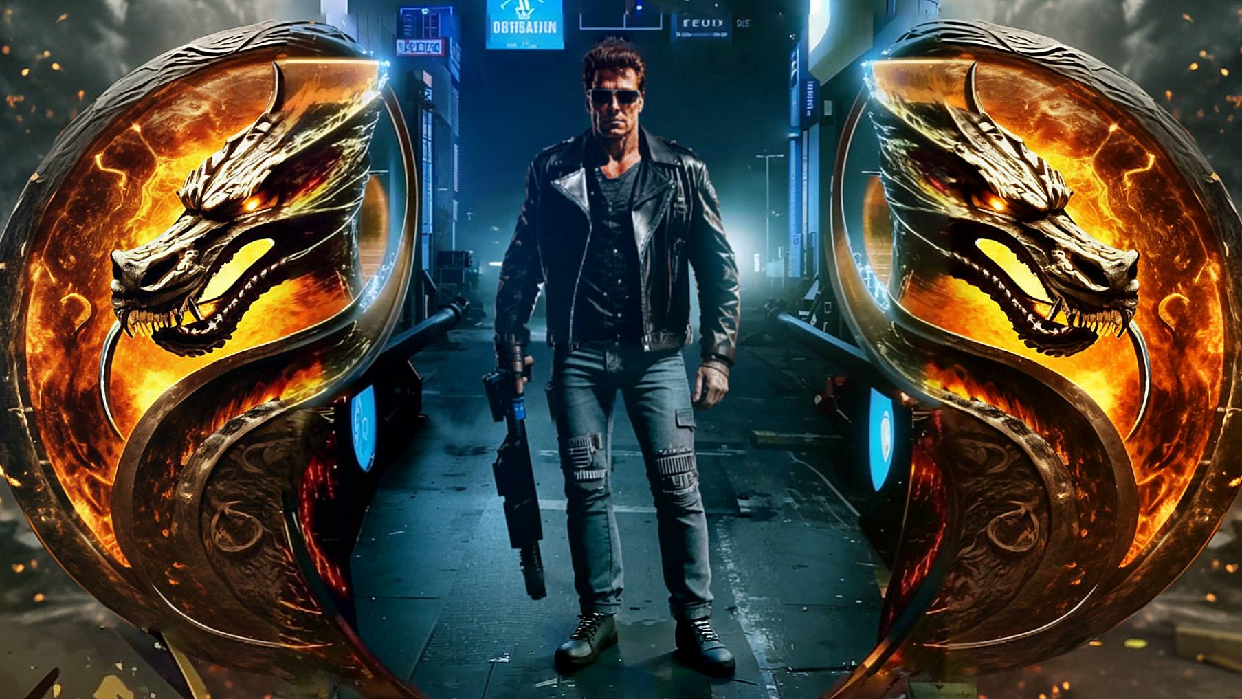 В Смертельной битве Терминатор - из будущего гладиатор! Mortal Kombat New Era.