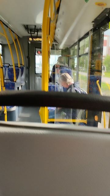 Удачная съëмка на Уфимском троллейбусе, фрагмент из видео поездки.