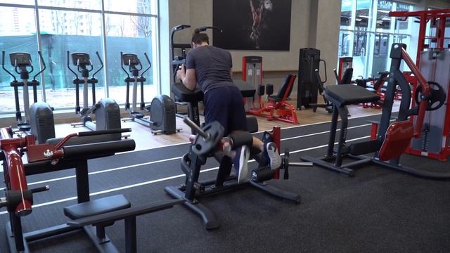 Сгибание ног стоя Smith SH014