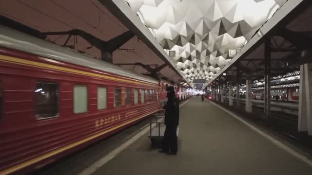 Красная Стрела, прибытие в Санкт-Петербург, 16.11.2021 г.