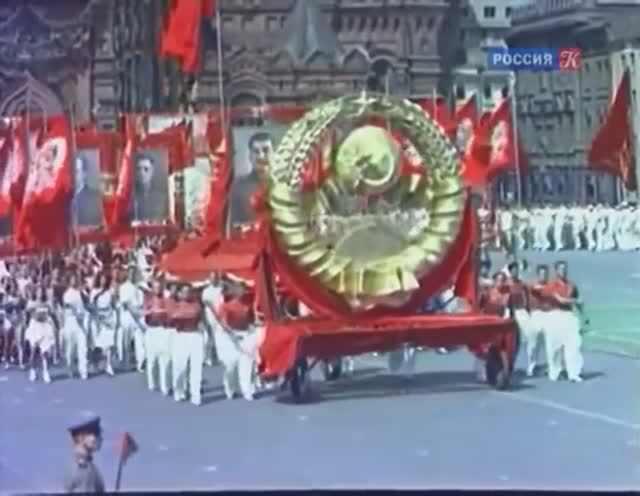 2 августа 1945 года. Всесоюзный парад физкультурников.