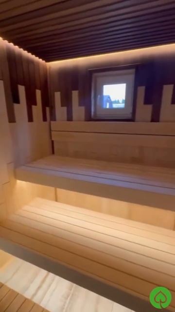 Отделка бани вагонкой из липы и термо липы