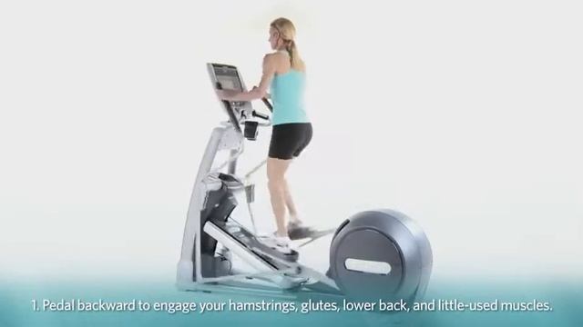 Precor EFX® 885 883 Elliptical Fitness Crosstrainer™ Workout Tutorial
