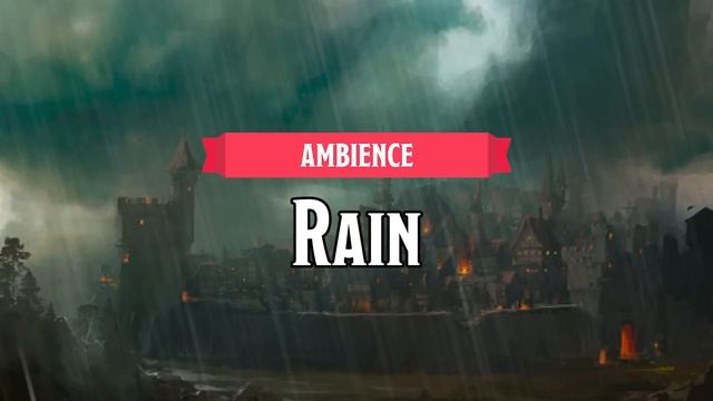 Rain D&D TTRPG Ambience 1 Hour by Bardify