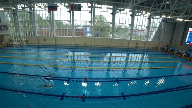 130525 50м брасс Попова Женя 2016 8дор 1мин01сек 2юн Горлова Настя 2015 7дор 1мин02сек 3юн