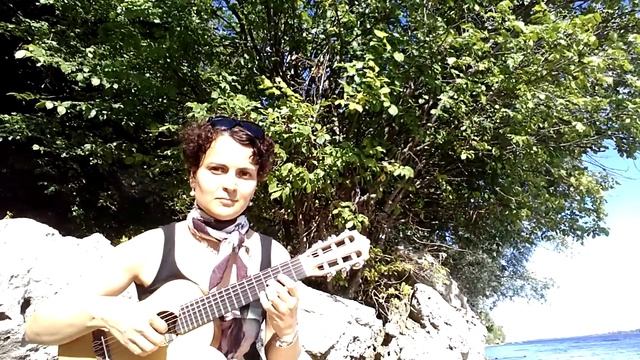 Тольятти К  Паркенинг "Интерлюдия" на берегу  Волги. Гитарина