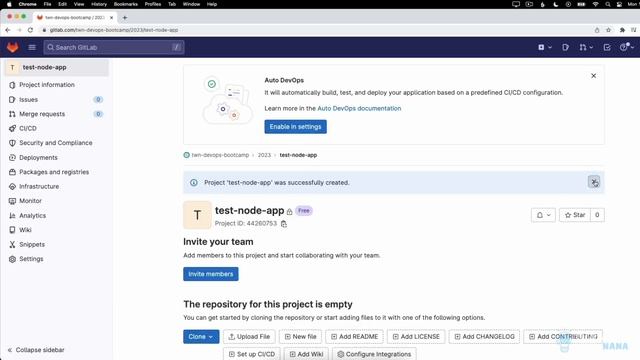 3.5 Initialize a Git project locally