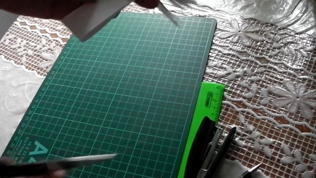 Снежинка из листа А4